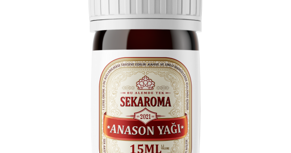 Sek Aroma Kristalize Özel Saf Anason Yağı 15ML (5 LİTREYE UYUMLU) - sekaromaanason15